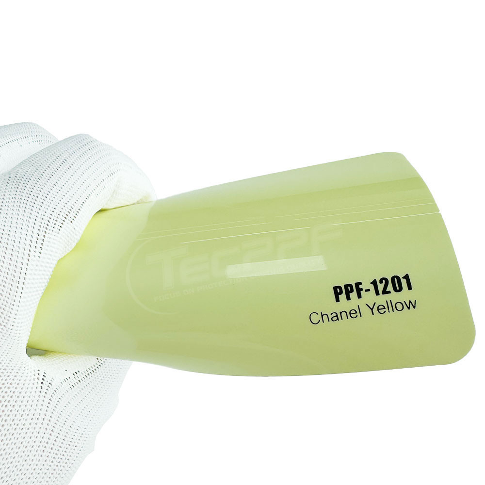 Channel Yellow Color Paint Protection Film Ppf For Tesla Model 3