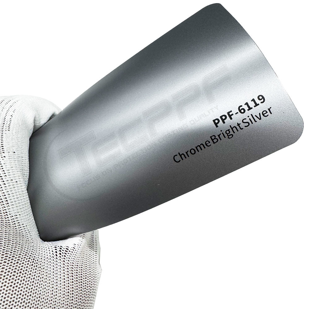 PPF-6119 Chrome Bright Silver 8 Mil Colour Change car wrap protection film